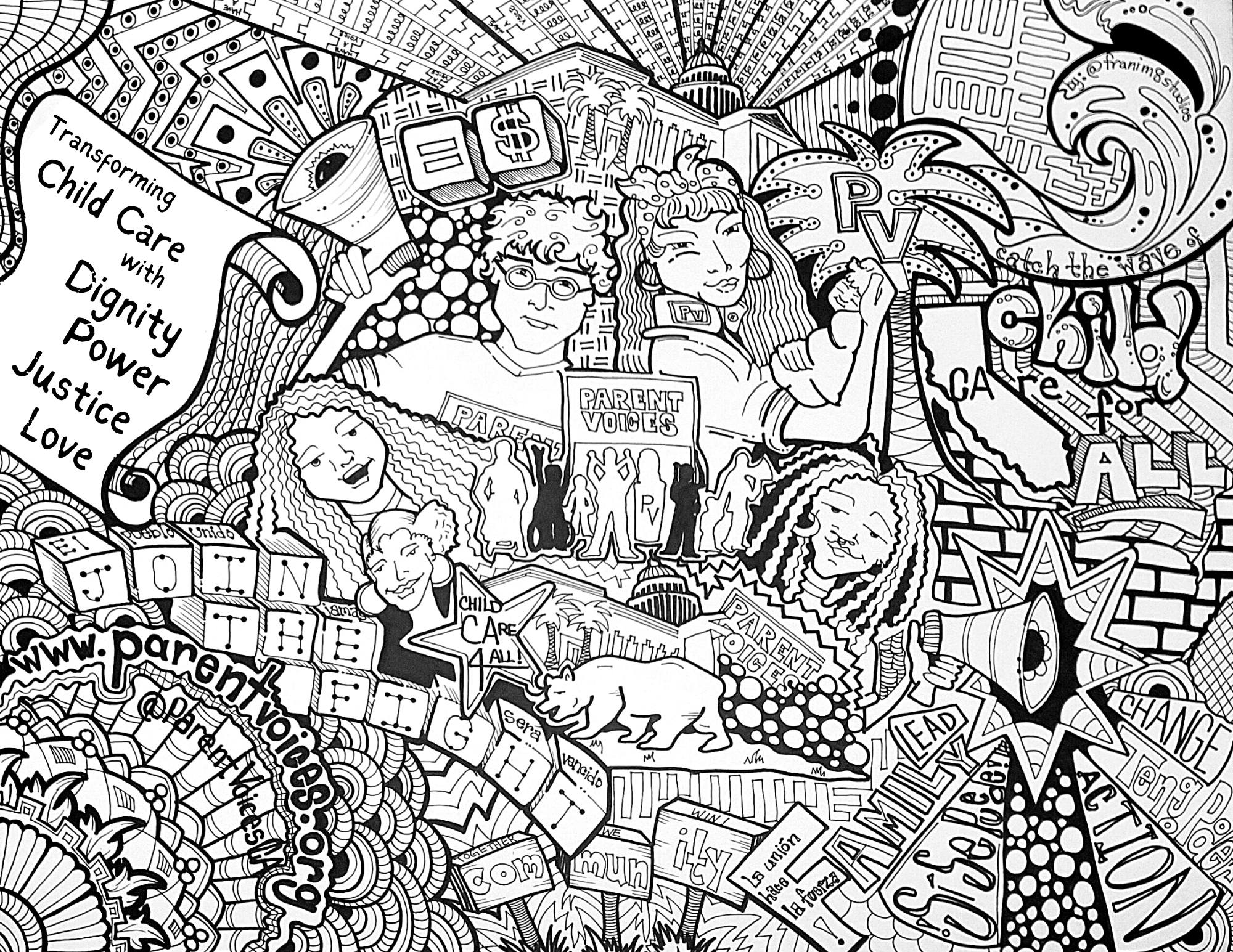 ACTIVITY! Color This Page & Connect to CA Leaders | Parent Voices